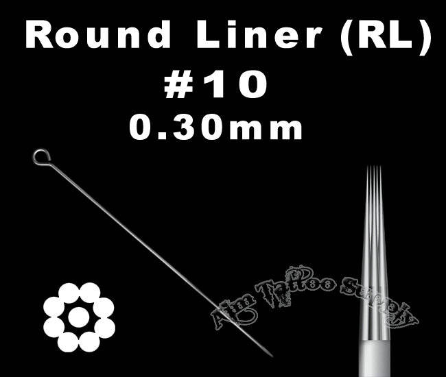 #10 Round Liners tattoo needles,tattoo needles #10 Round Liners